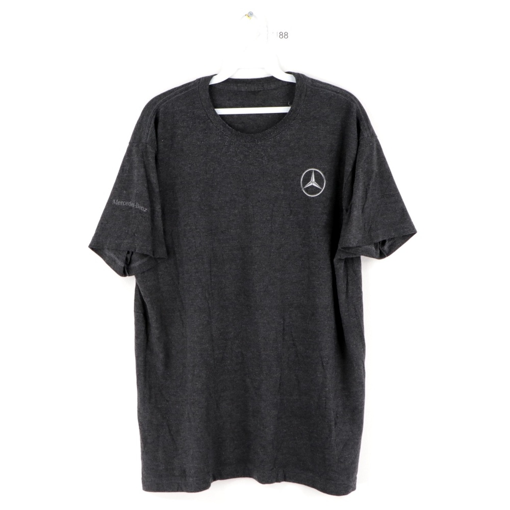 Mercedes Benz Star Logo Racing Car T Shirt Gray - Gem